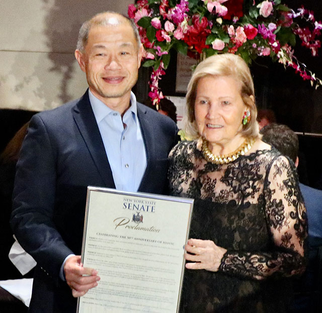 Honoring Evangeline Douris at HANAC’s Golden Anniversary – NEO Magazine