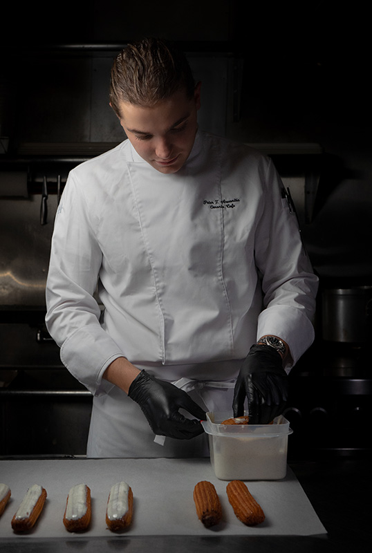 Living the Sweet Life at Omonia Cafe — Meet Pastry Chef Peter Arvanitis ...